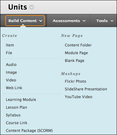 1 Minute Guide: Adding Content to Blackboard