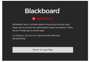 Having Trouble Logging into Your Black Board Account?